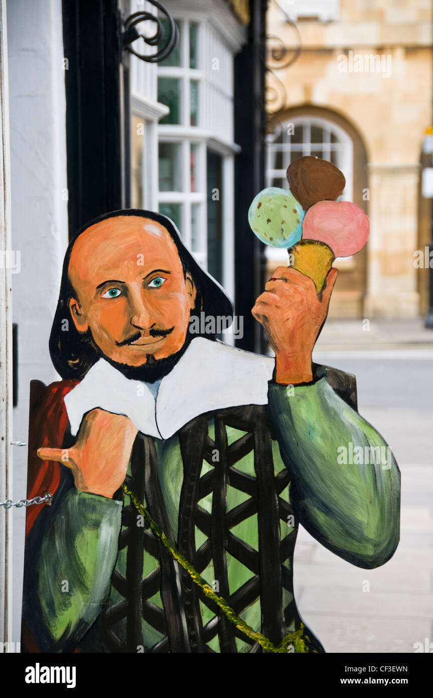 A painted Shakespeare shop sign for an ice cream parlour in ...