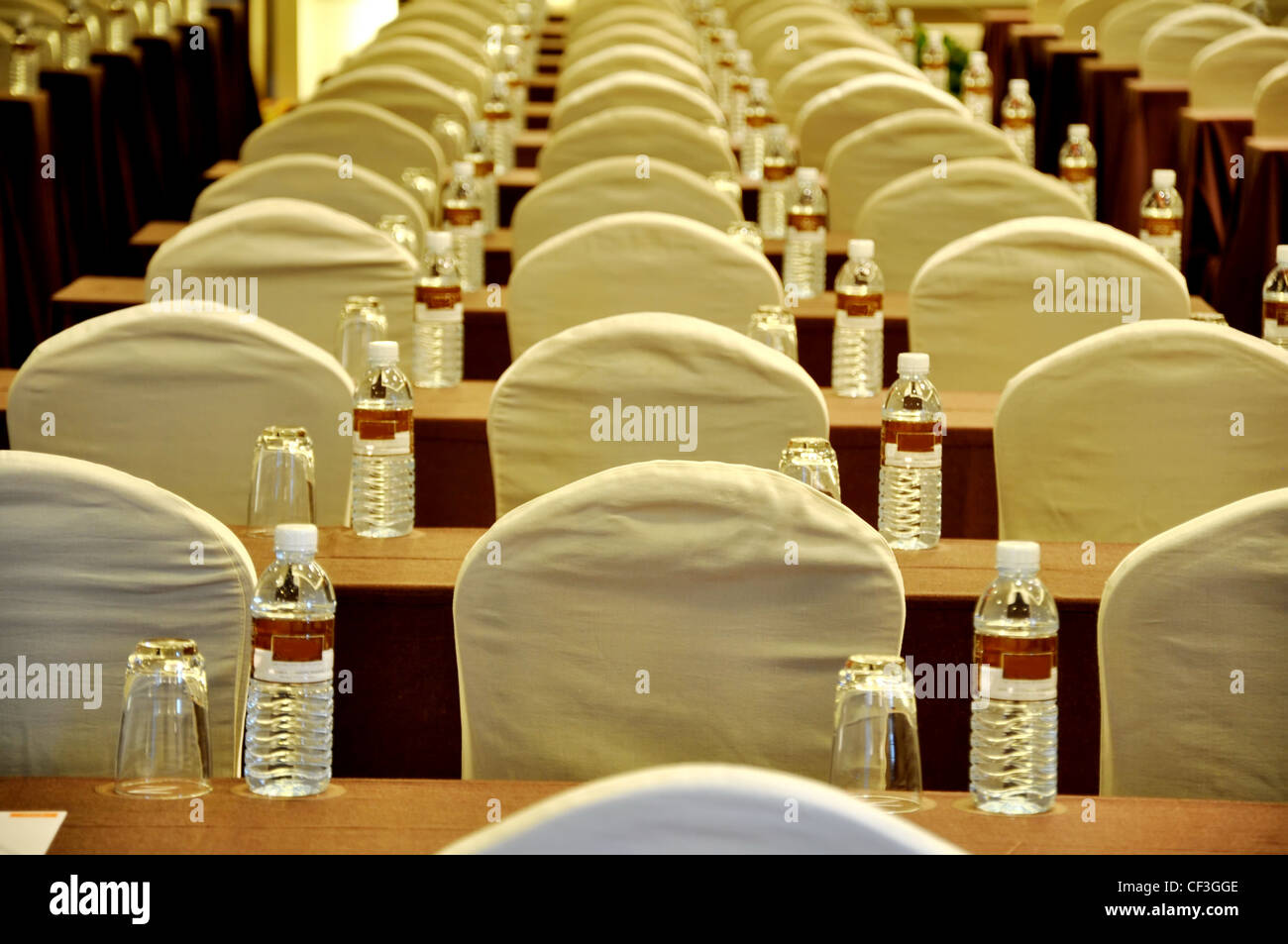 Empty conference room ready for audience in hotel Stock Photo - Alamy