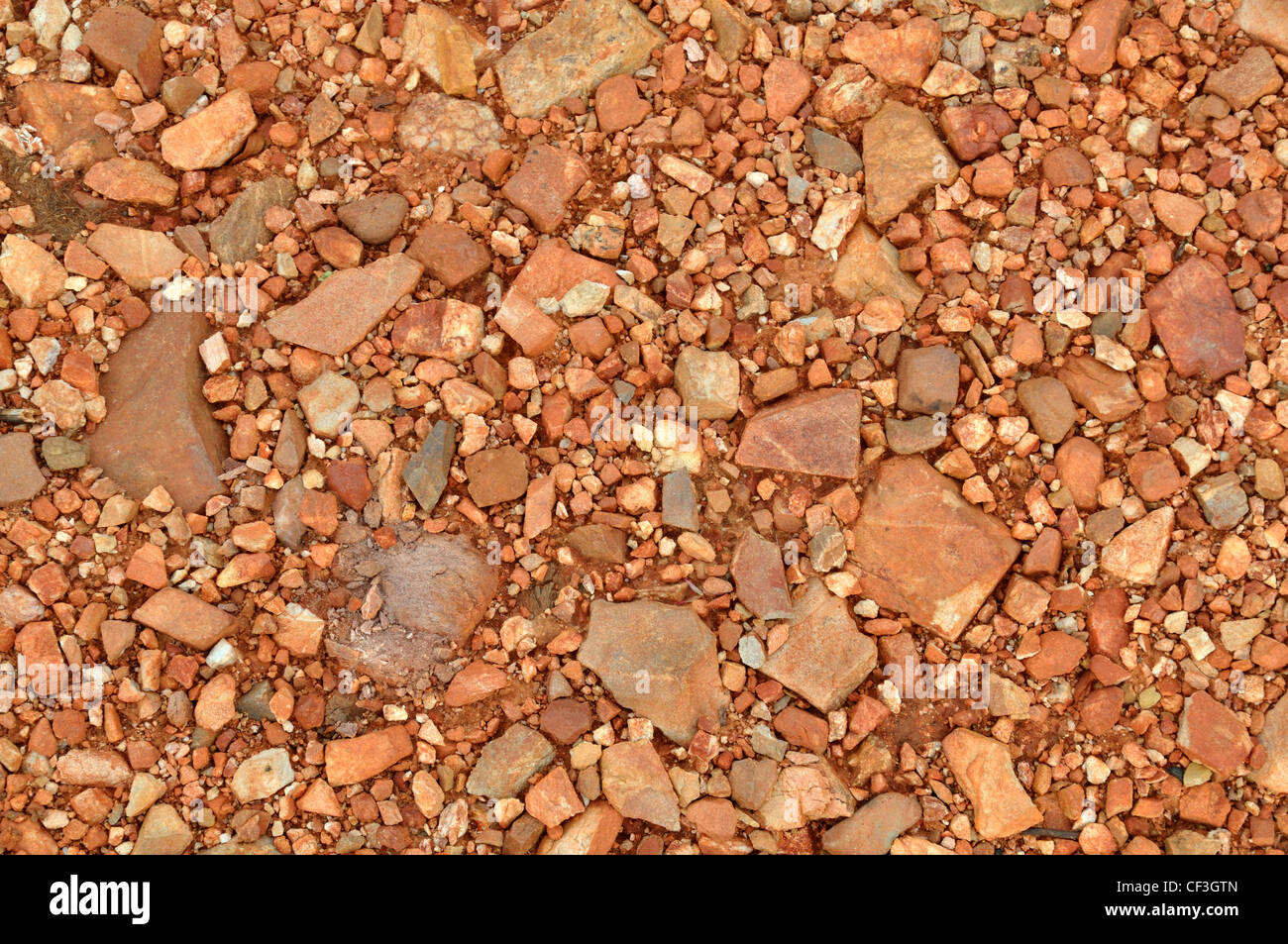 A picture of gravel ground with different Stock Photo - Alamy