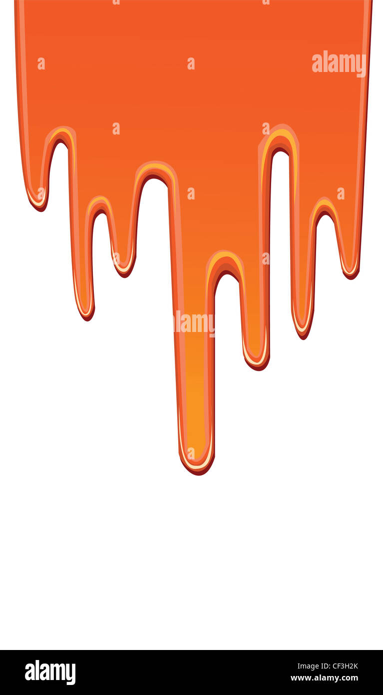 orange dripping paint, for background or banner usage Stock Photo - Alamy