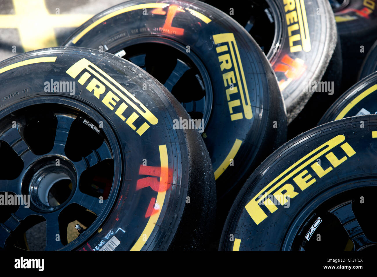 Pirelli tires formula 1 hi-res stock photography and images - Alamy