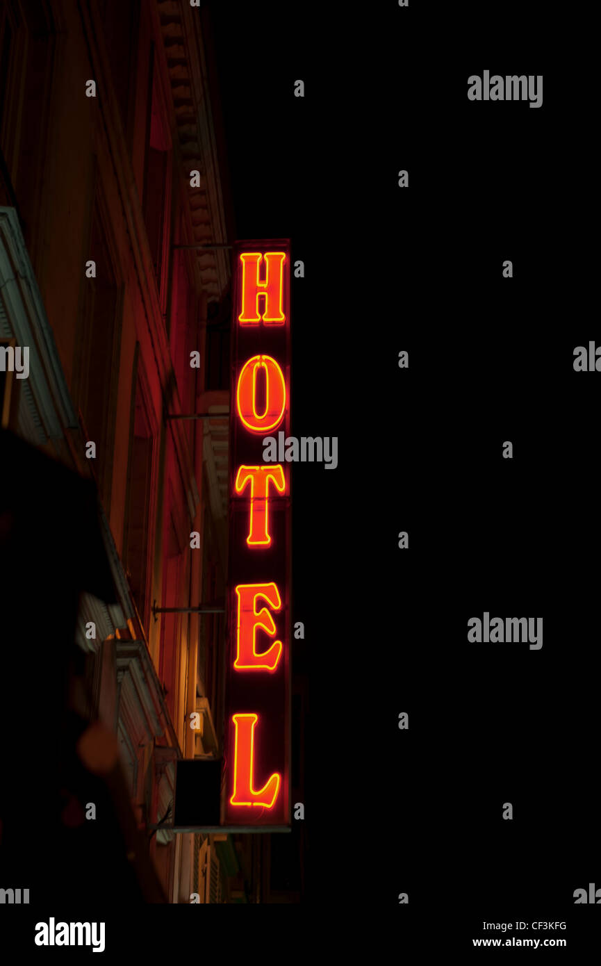 Hotel exterior entrance sign facade hi-res stock photography and images ...