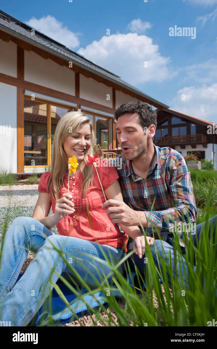 Lehner energy house Poing Bavaria Germany Europe Stock Photo - Alamy