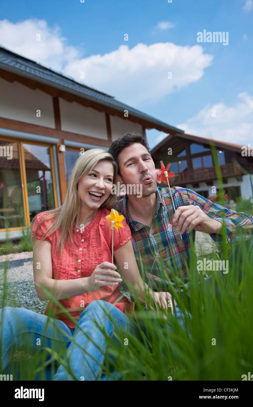 Lehner energy house Poing Bavaria Germany Europe Stock Photo - Alamy