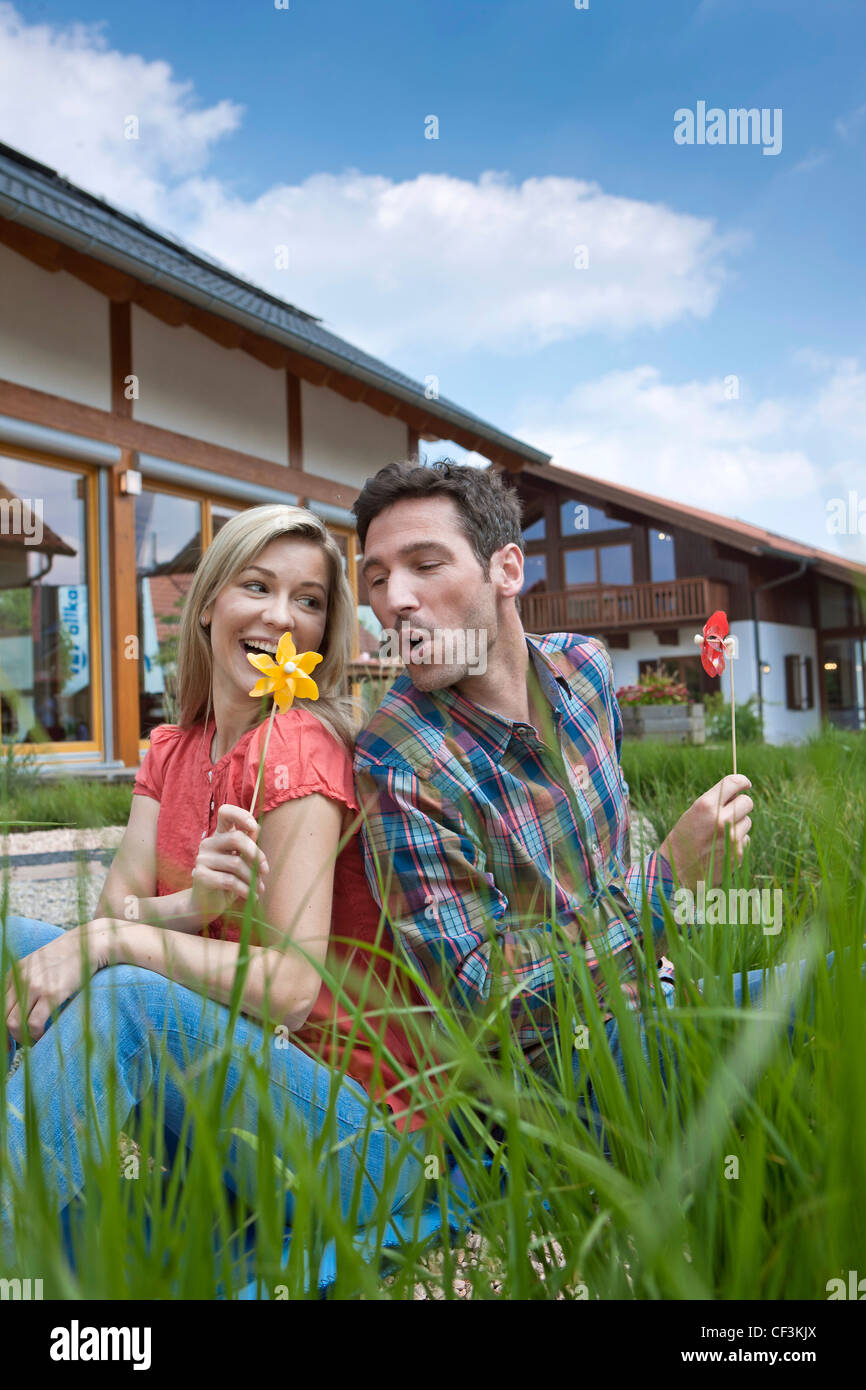 Lehner energy house Poing Bavaria Germany Europe Stock Photo - Alamy