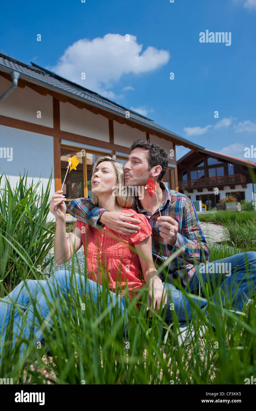 Lehner energy house Poing Bavaria Germany Europe Stock Photo - Alamy