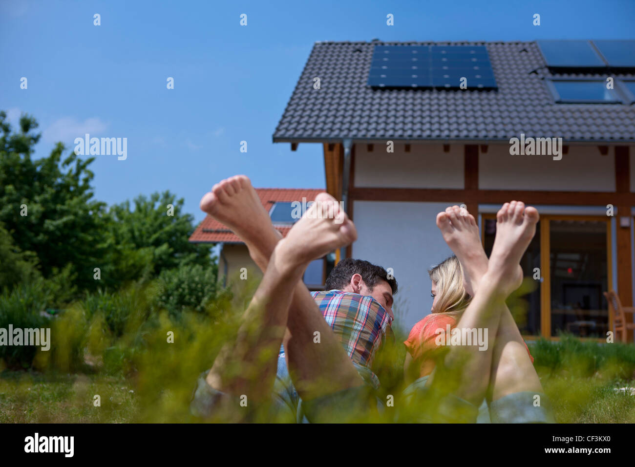 Lehner energy house Poing Bavaria Germany Europe Stock Photo - Alamy