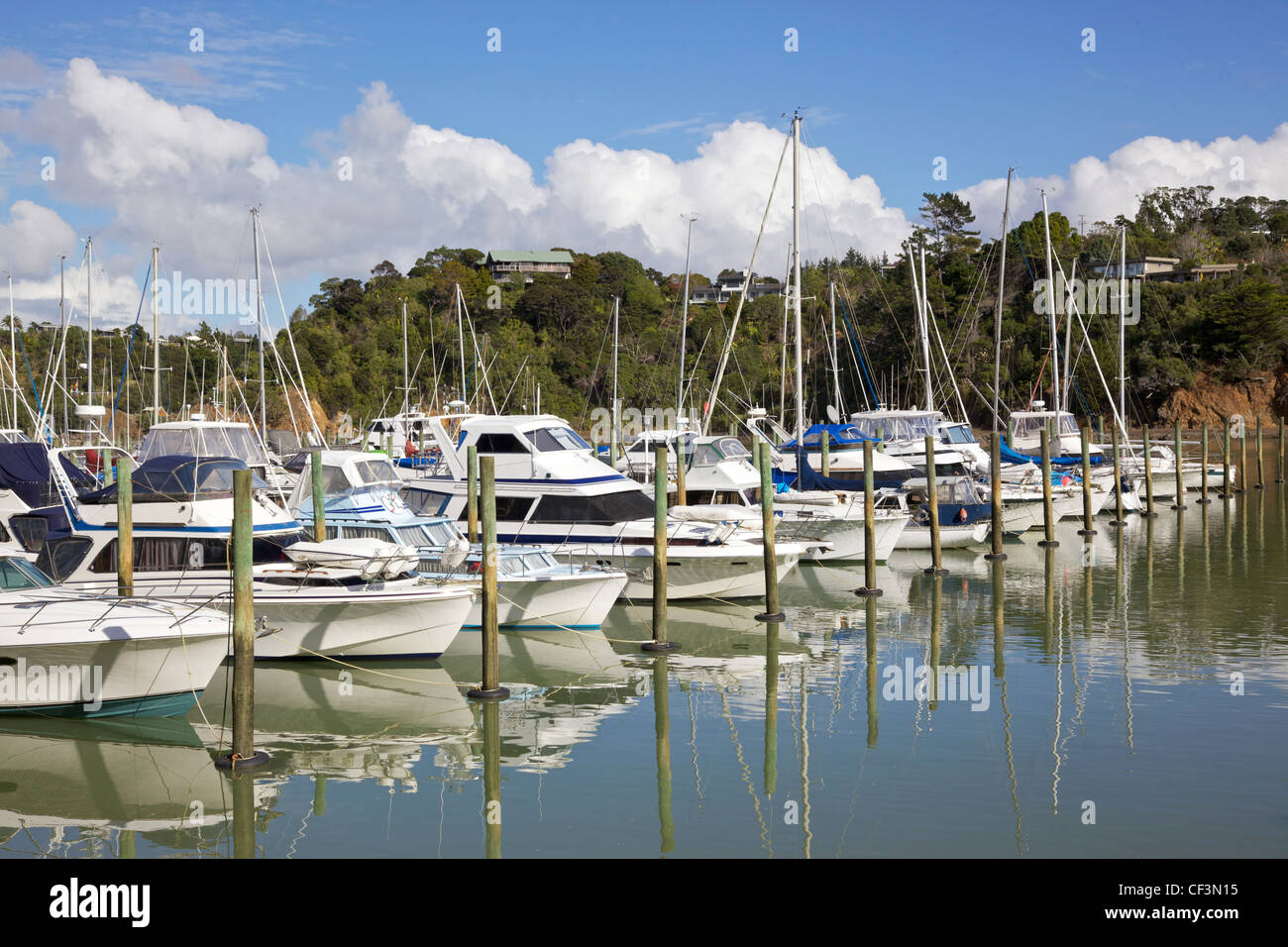 Tutukaka Marina on the Tutukaka Coast, Northland Region, North Island ...