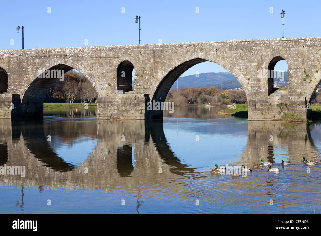 roman bridge of Ponte de Lima in Portugal Stock Photo - Alamy