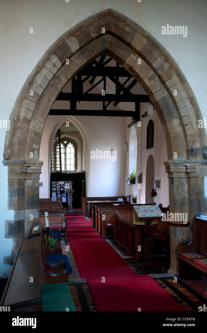 Holy Cross Church, Moreton Morrell, Warwickshire, England, UK Stock ...
