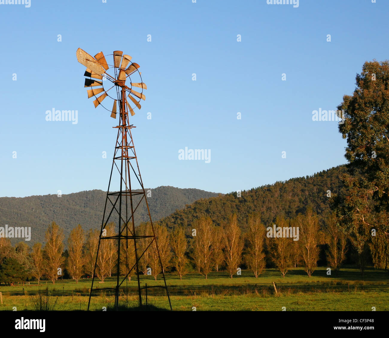 Australian old windmill hi-res stock photography and images - Alamy