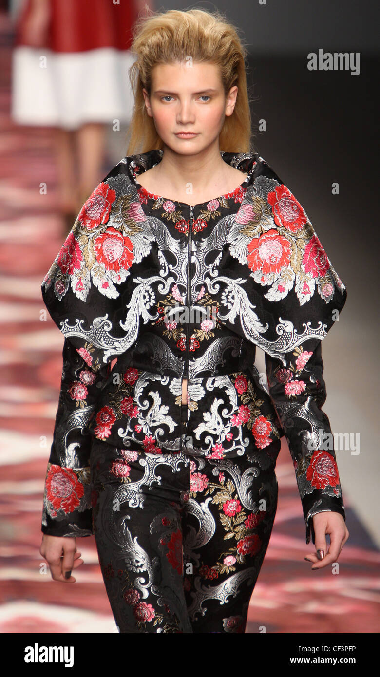 Osman Runway AW 2012/13 during London Fashion week at Somerset House in ...