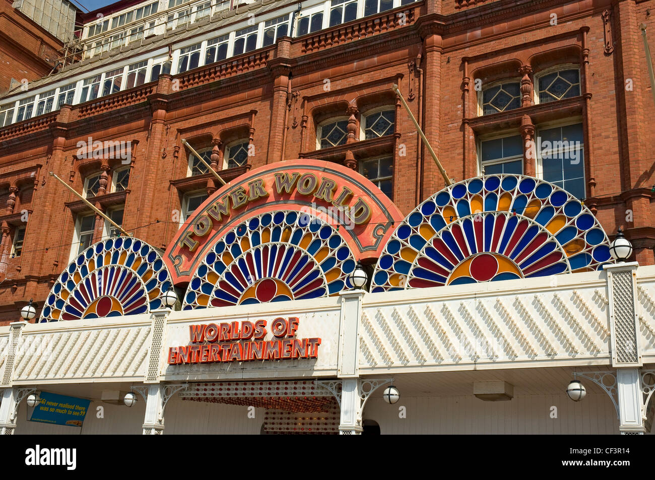 The entrance to Tower World, a large complex of leisure facilities ...