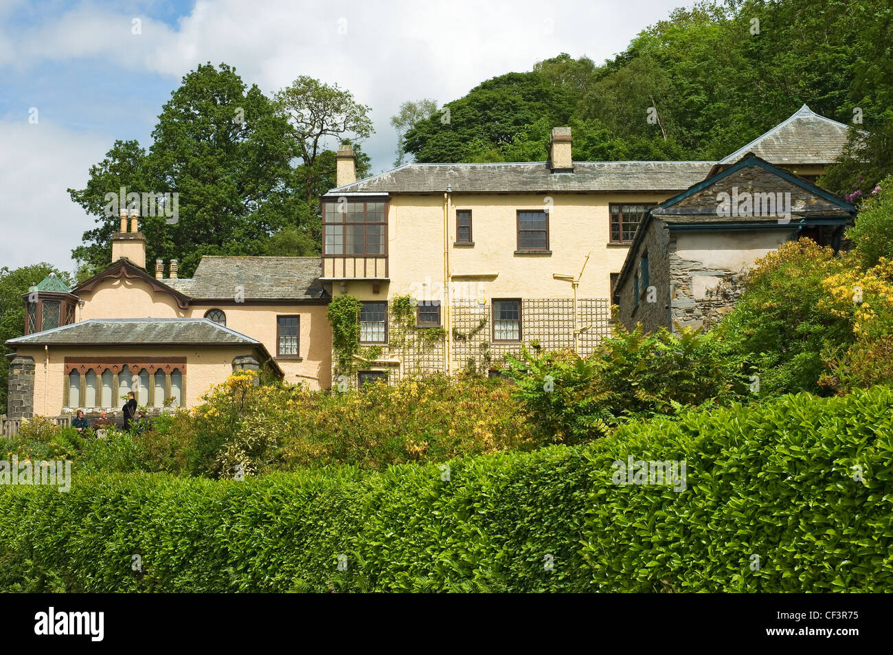 Brantwood the former home of John Ruskin (19th century artist and ...