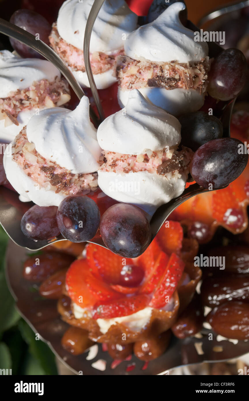 A selection of sweet cakes Stock Photo - Alamy