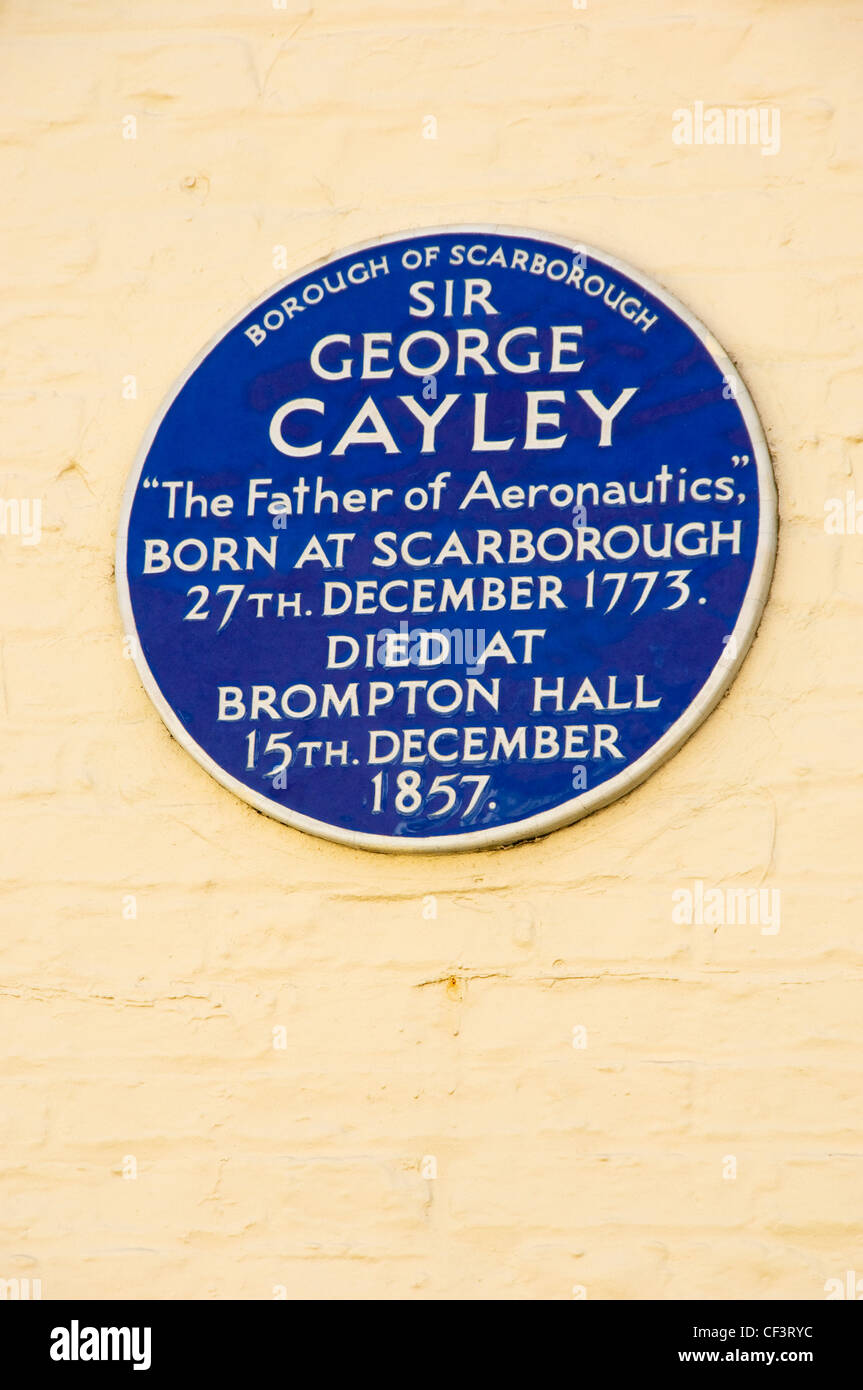 Scarborough blue plaques hi-res stock photography and images - Alamy