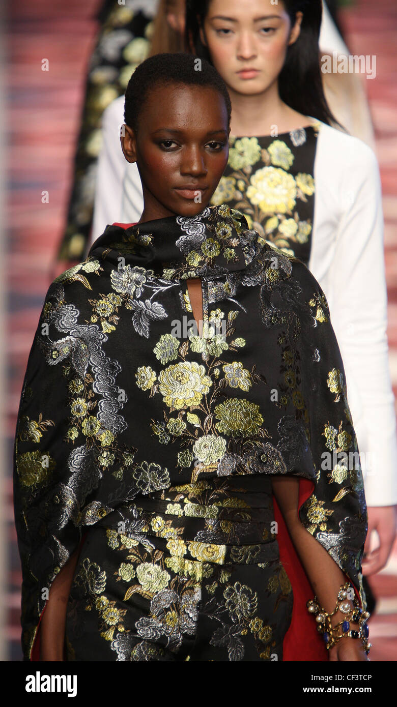 Osman Runway AW 2012/13 during London Fashion week at Somerset House in ...
