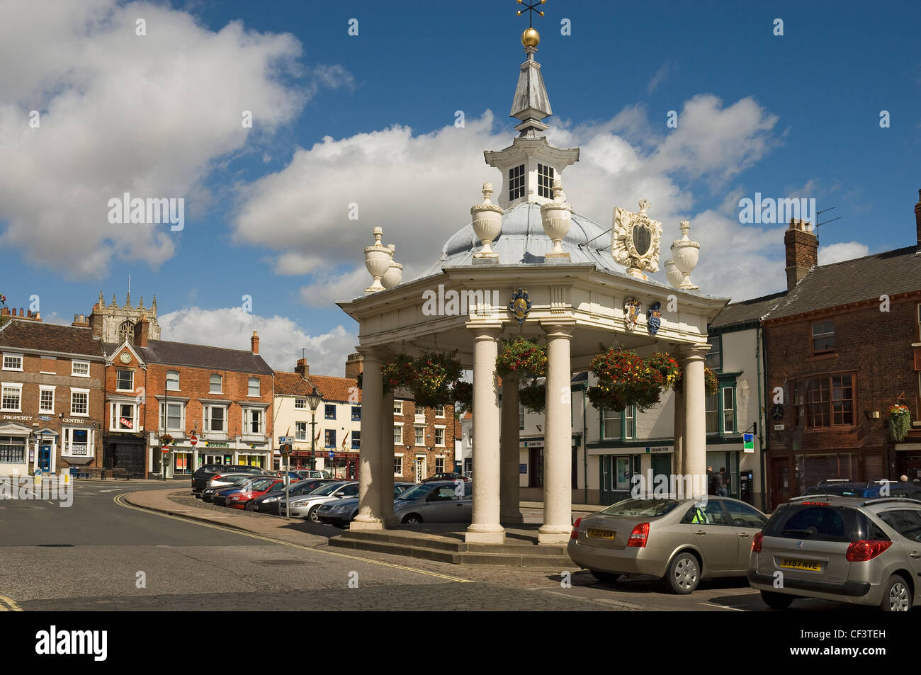 The Market Cross in Saturday Market in Beverley Stock Photo - Alamy