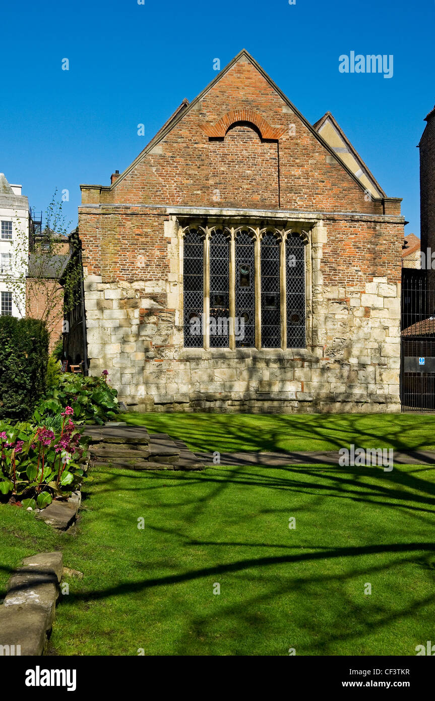 Merchant Adventurers' Hall, built in the 14th century as a place for ...