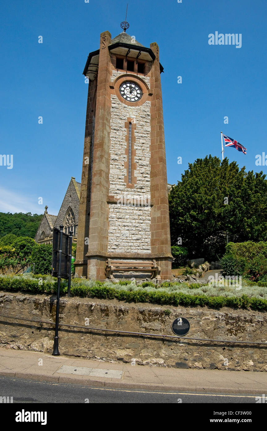 Clock tower built in 1912 in the style of Manchester architect Edgar ...