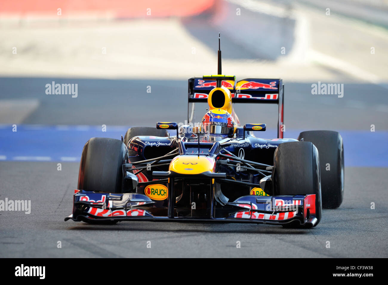 Mark Webber (AUS) im Red Bull Racing RB8 during Formula One testing ...