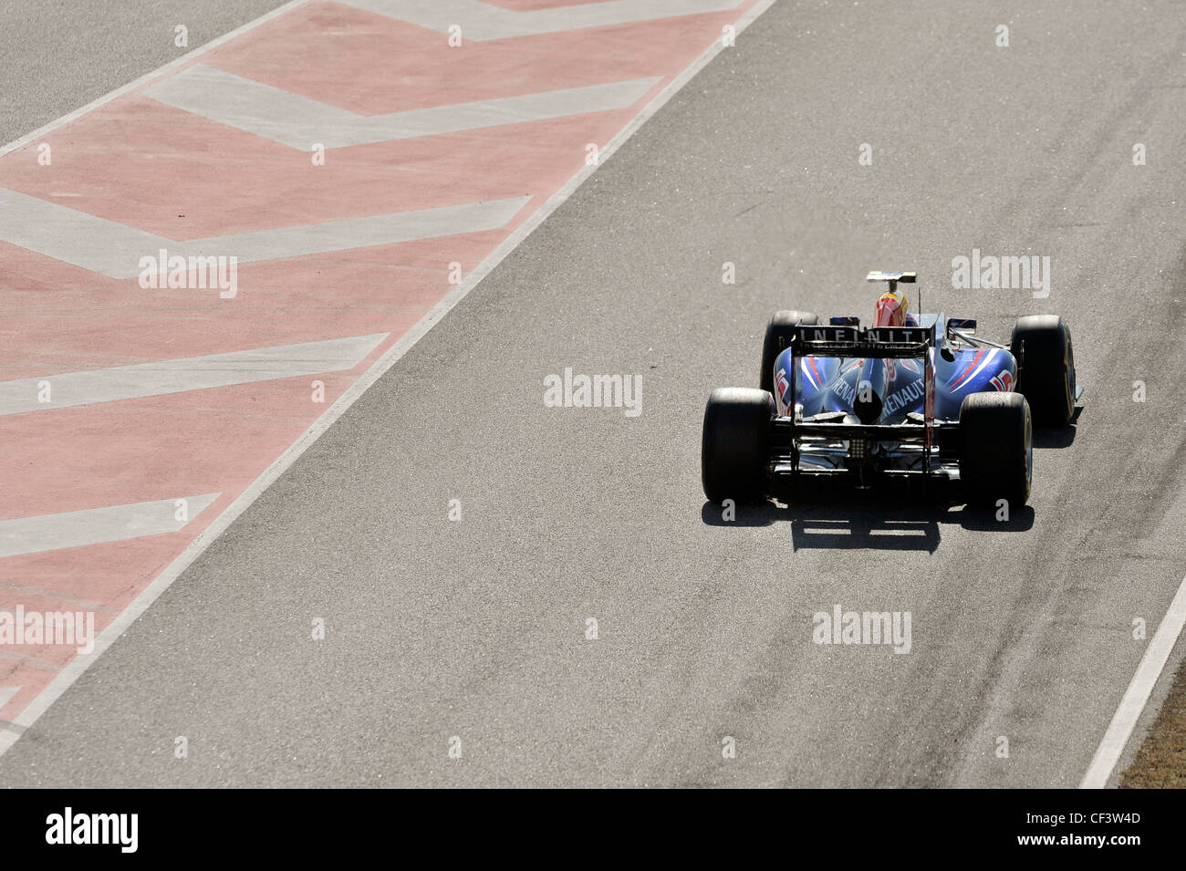 Mark Webber (AUS) im Red Bull Racing RB8 during Formula One testing ...