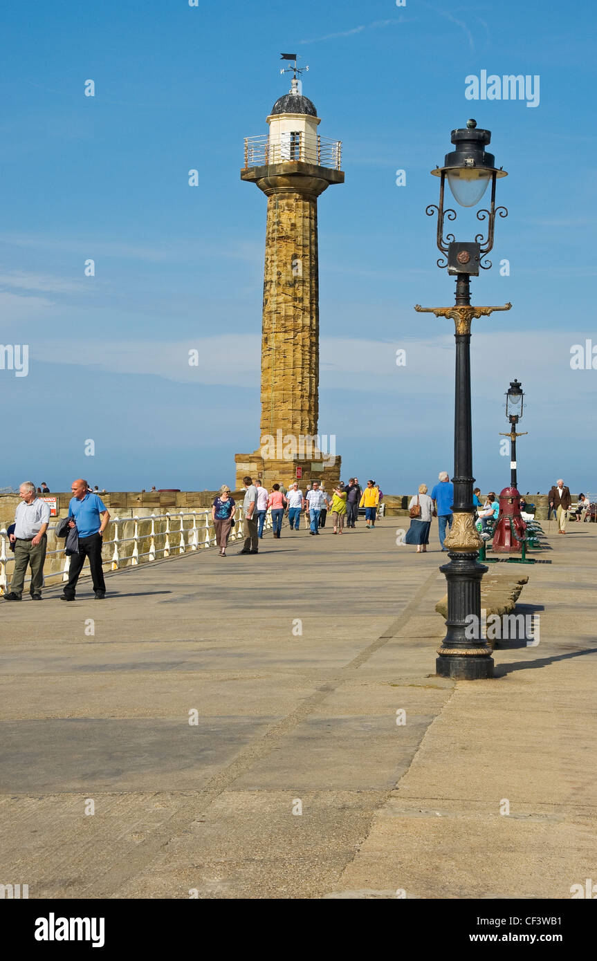 Whitby West Pier Light (Old). Although the lighthouse was replaced in ...