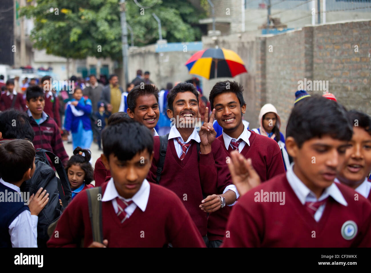 Schoolboys, Islamabad, Pakistan Stock Photo - Alamy