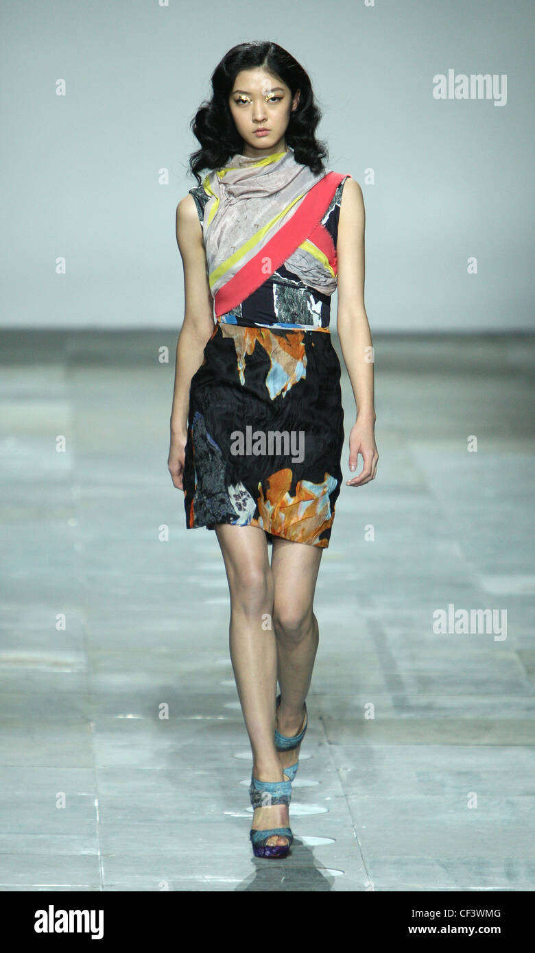 Michael van der Ham runway during London Fashion Week AW 2012-13 at ...
