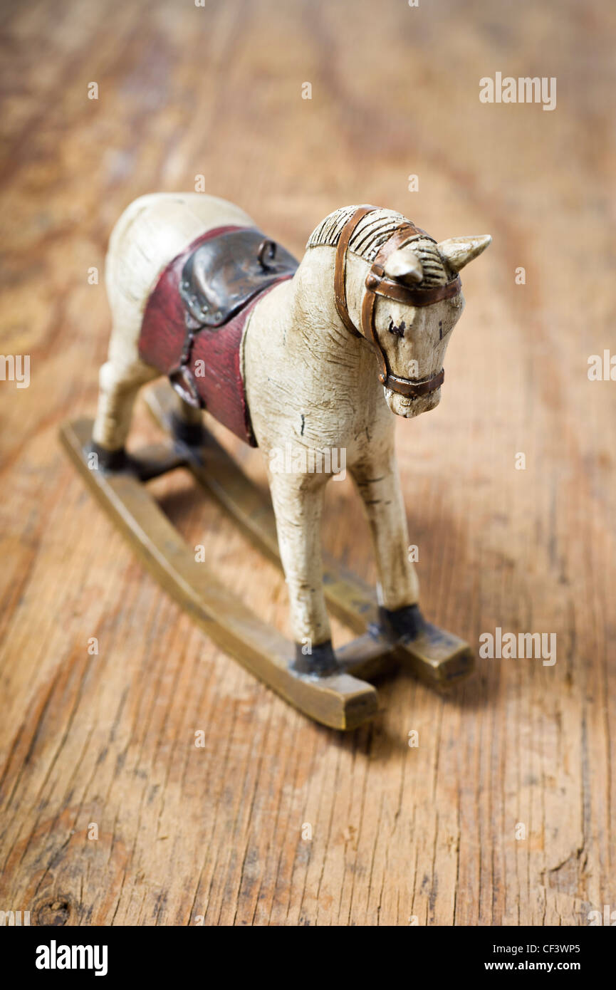 retro toy rocking horse Stock Photo - Alamy