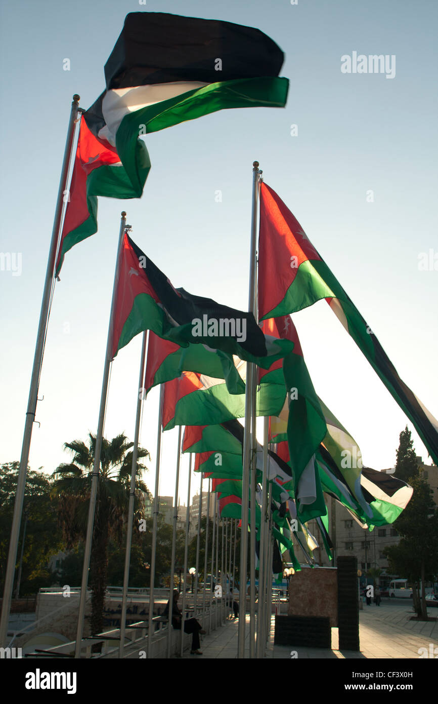 Jordan waving flag hi-res stock photography and images - Alamy