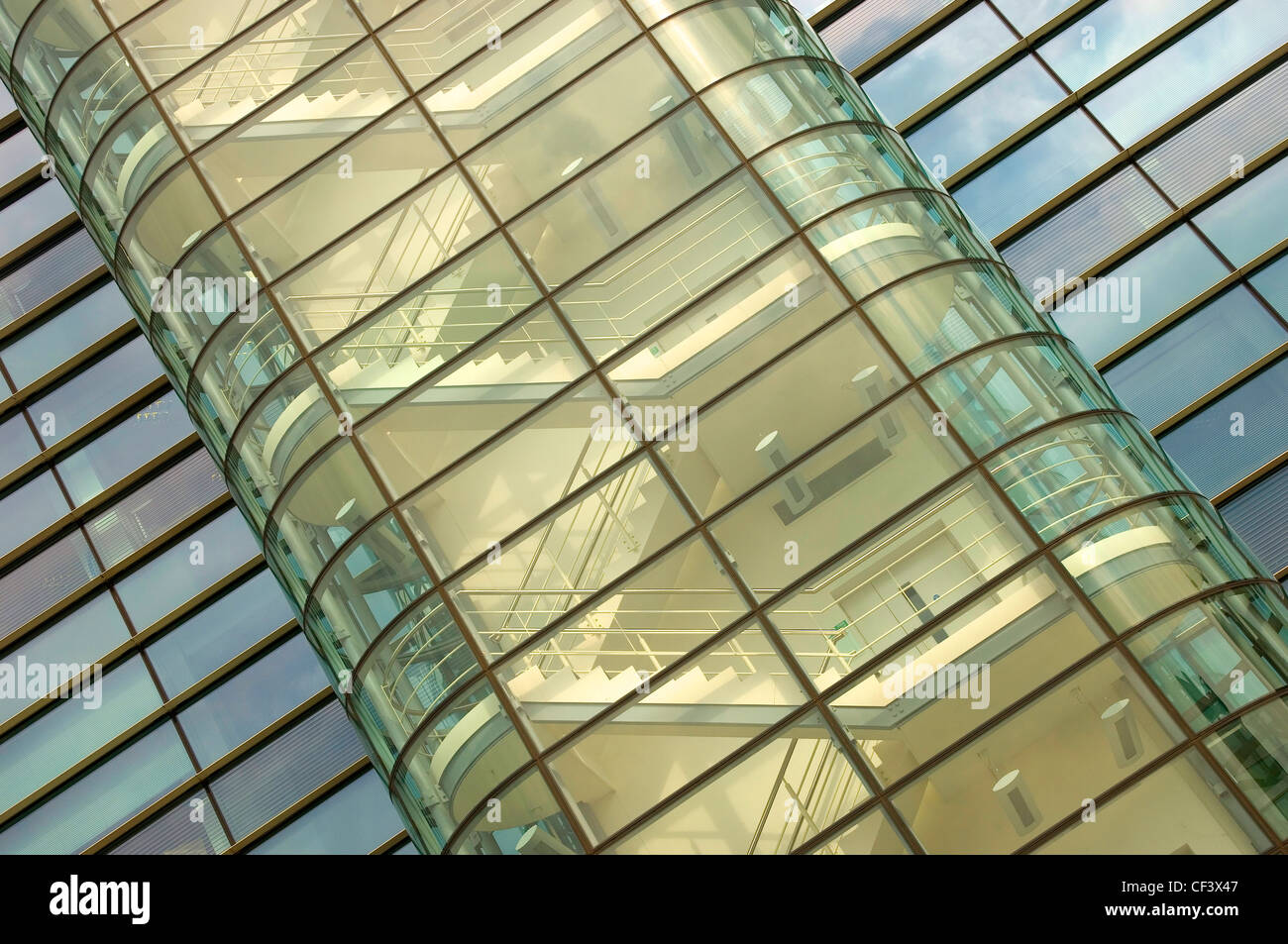 Modern office building in the financial district of Leeds Stock Photo ...