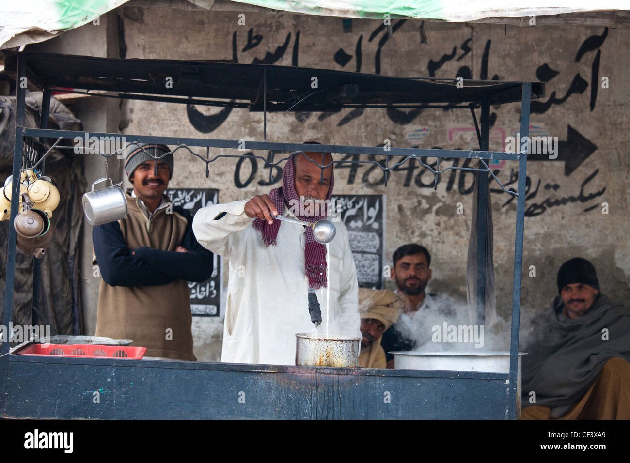 Chai stall, Islamabad, Pakistan Stock Photo - Alamy