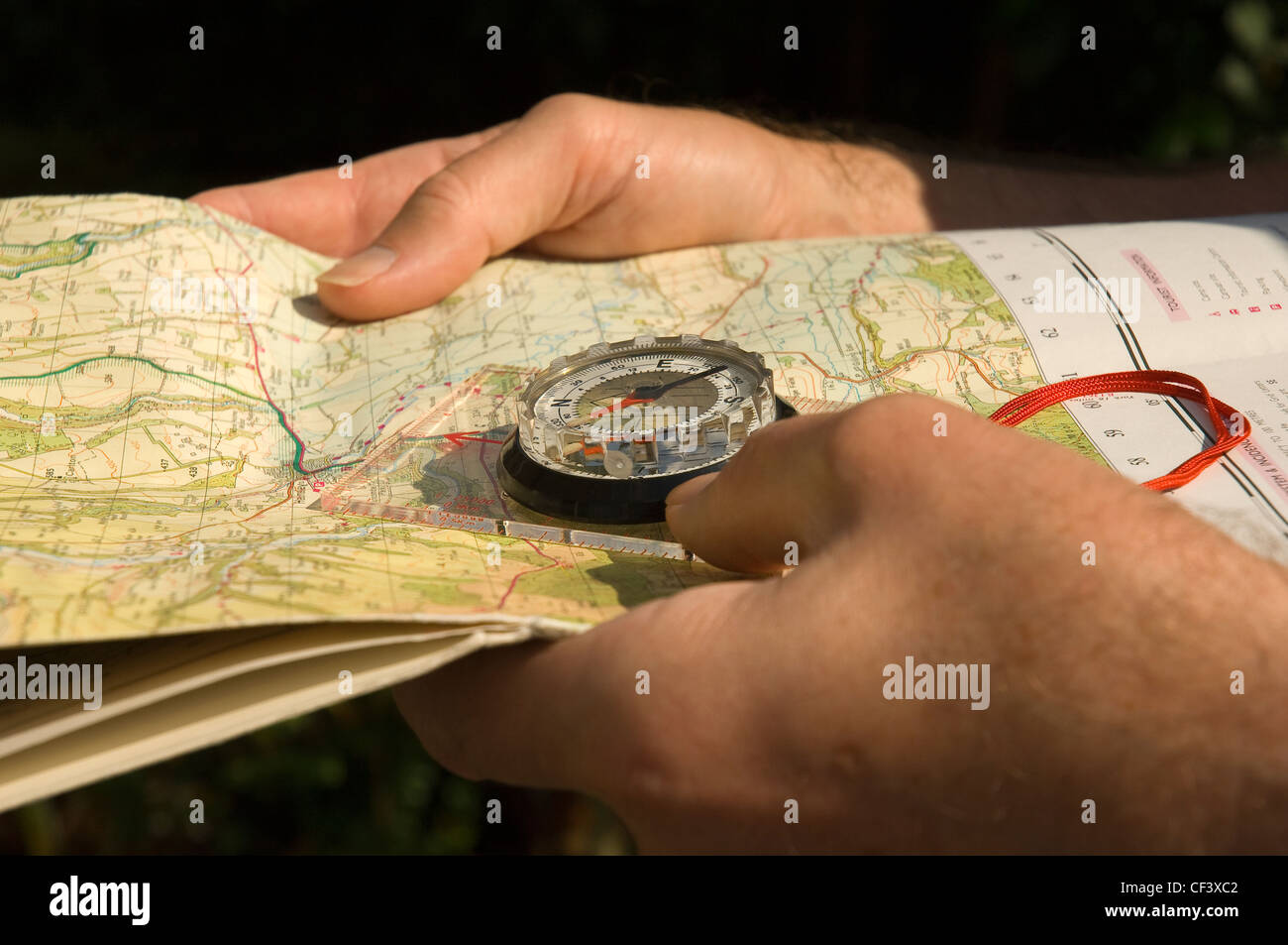 Compass map reading uk hi-res stock photography and images - Alamy