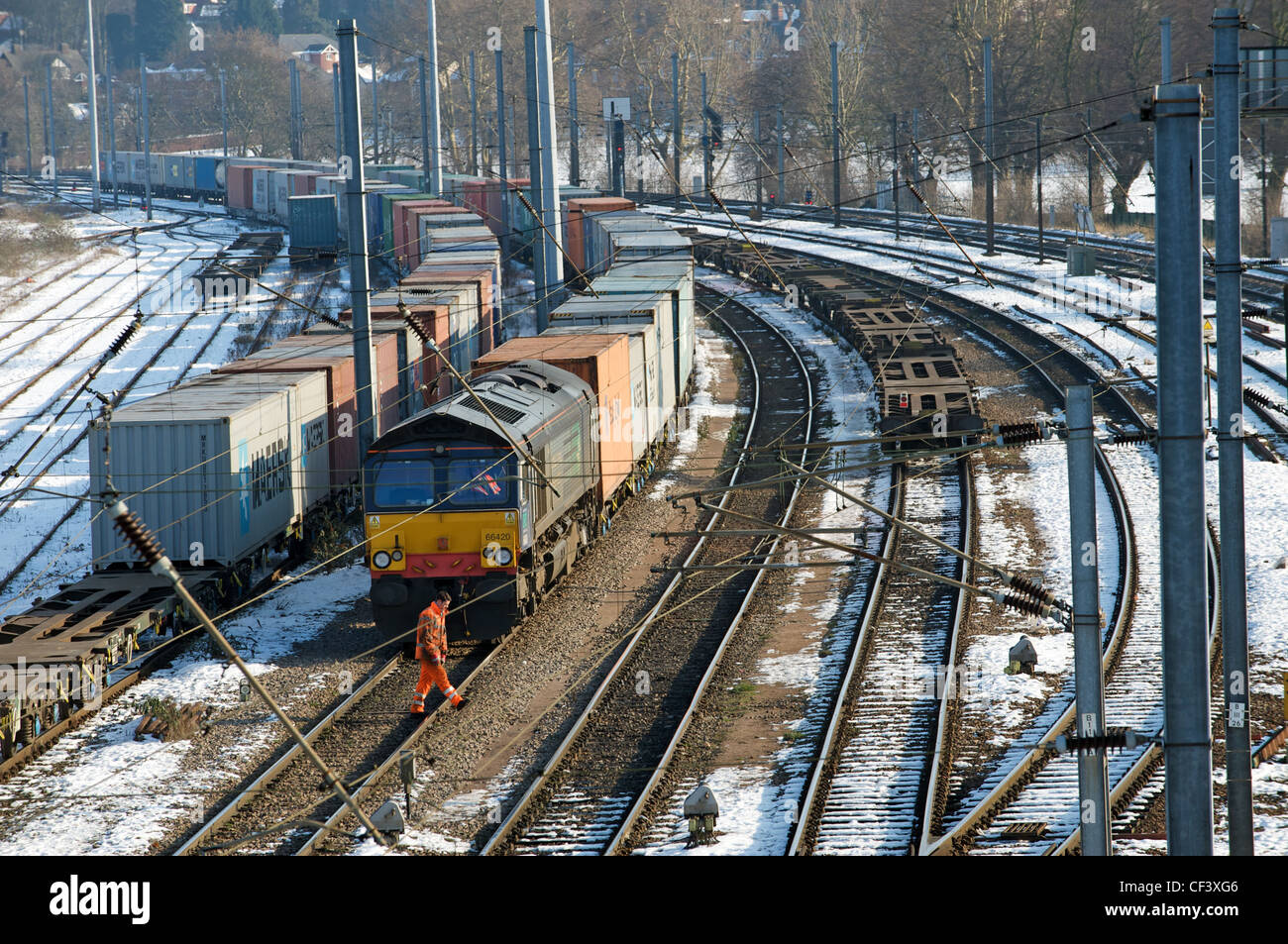 British rail freight services hi-res stock photography and images - Alamy
