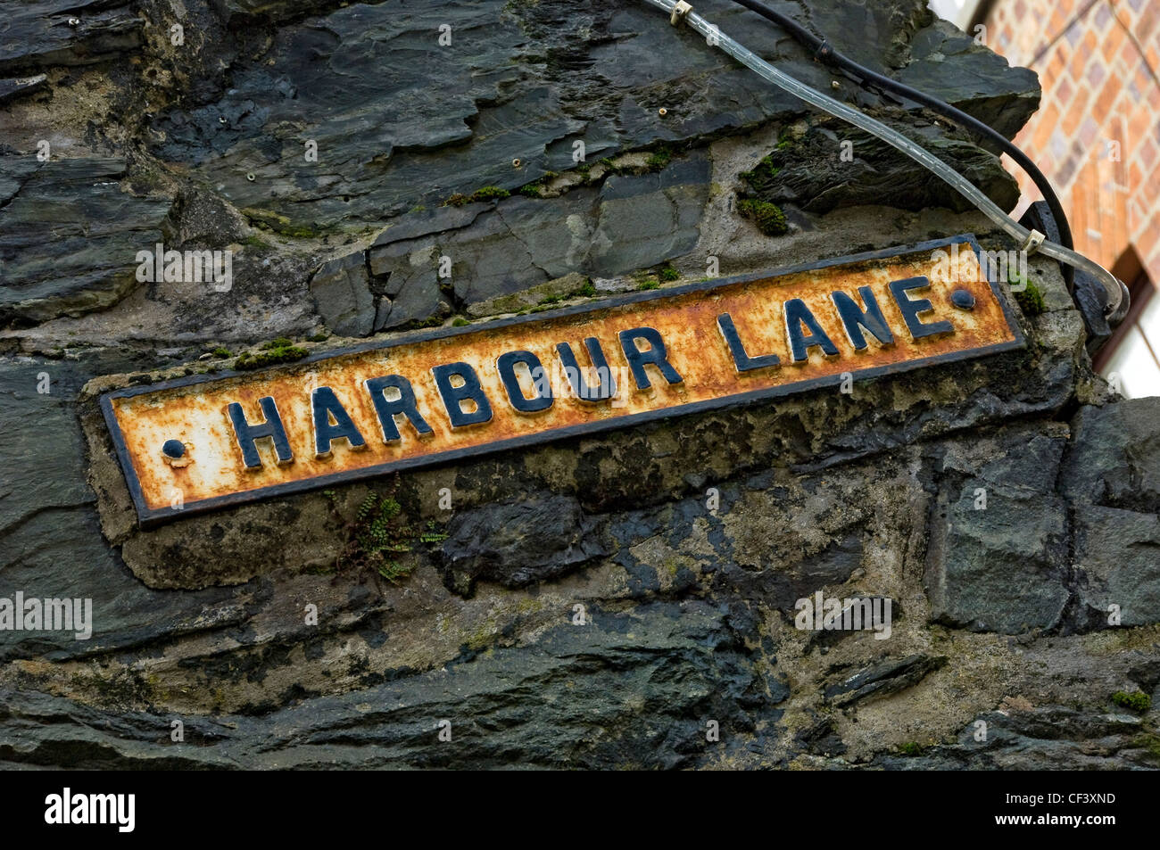 Old cast iron road signs hi-res stock photography and images - Alamy