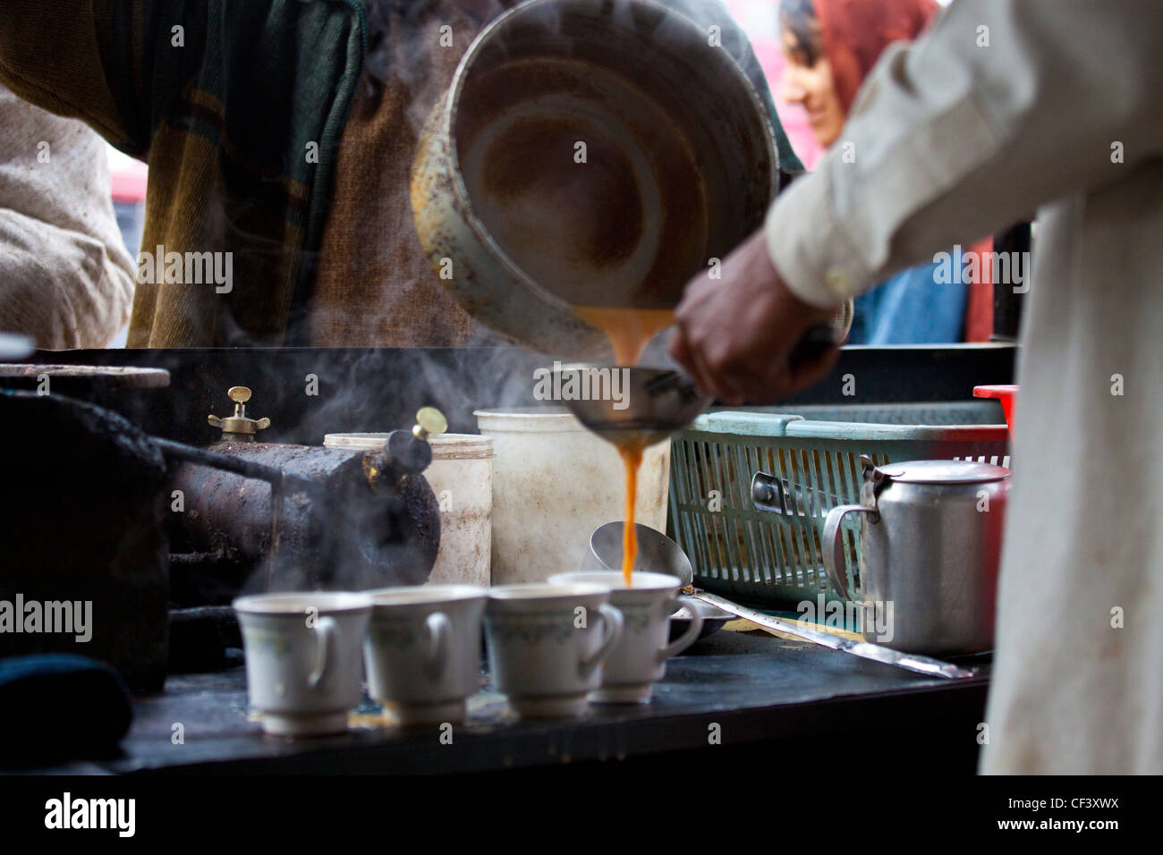 Chai stall, Islamabad, Pakistan Stock Photo - Alamy