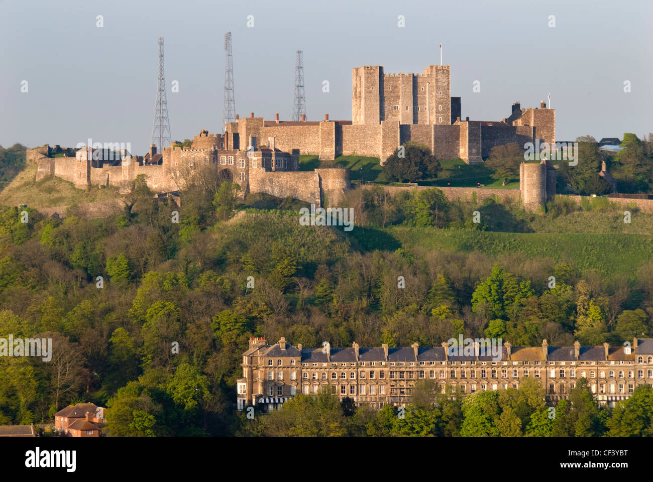 Dover castle town view hi-res stock photography and images - Alamy