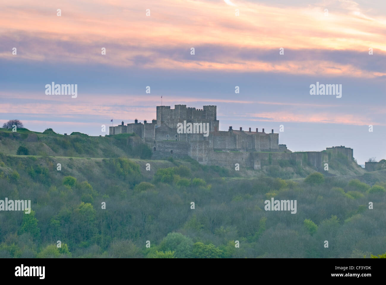 Dover castle sunset hi-res stock photography and images - Alamy