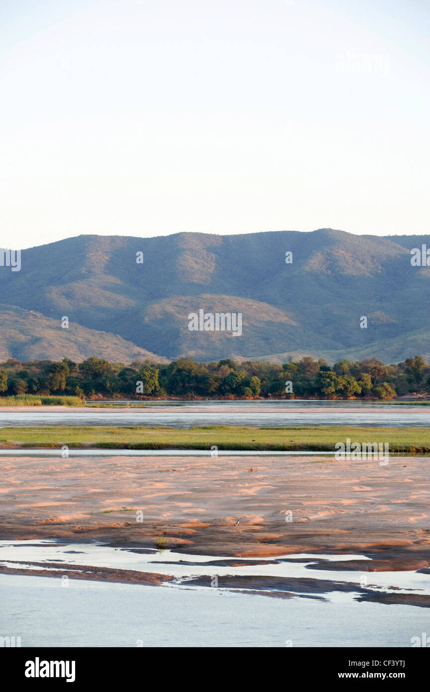 Stunning landscape of Zimbabwe's Mana Pools National Park Stock Photo ...