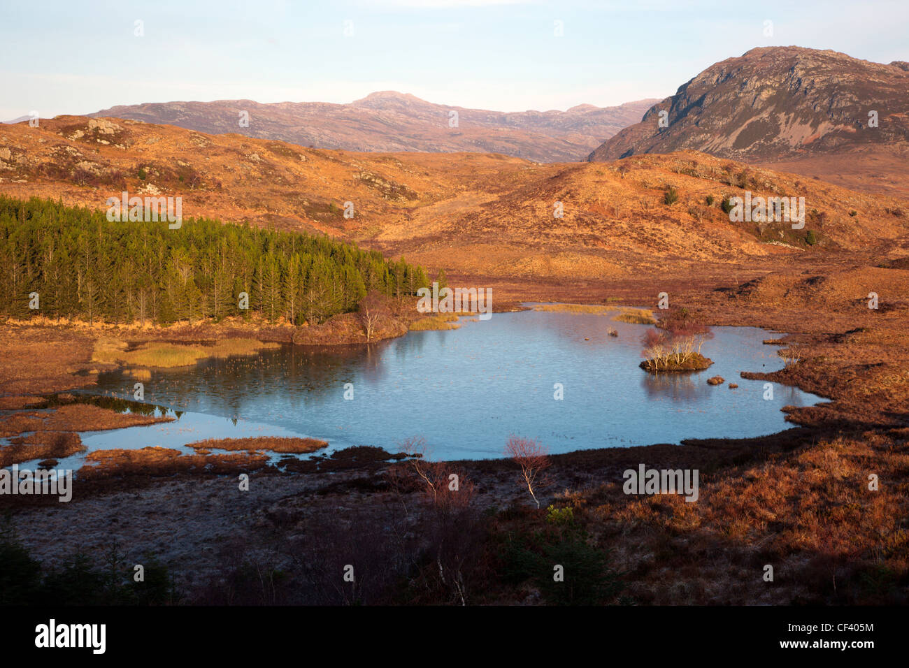 Loch an Eich-uisge Reraig Lochcarron Scottish Highlands Scotland UK ...