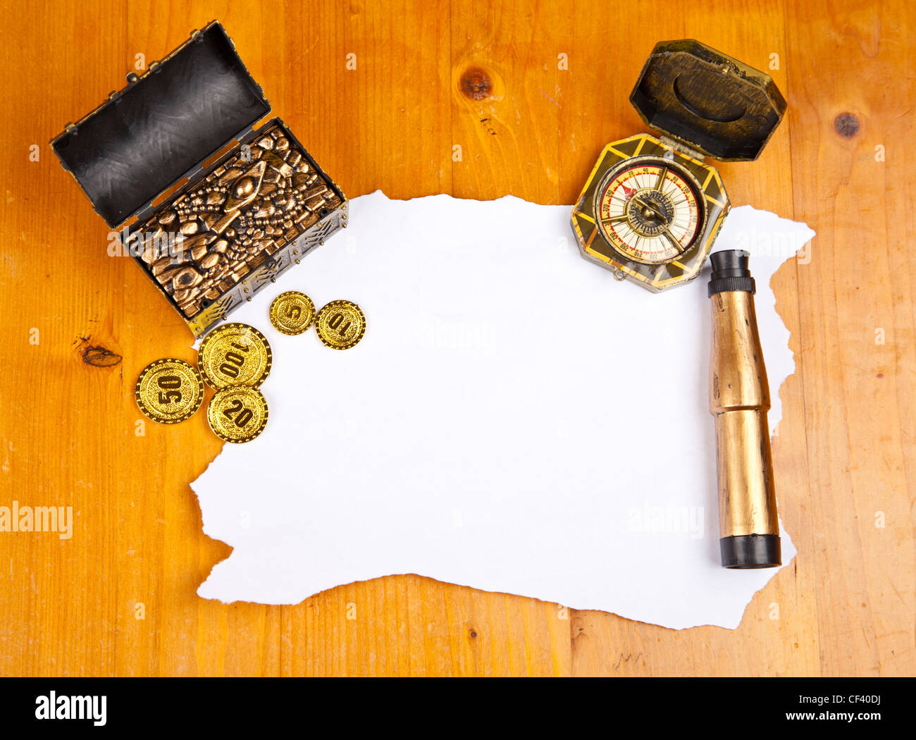 Blank Pirate Treasure Map Pirate Treasure Map Hi Res Stock Photography