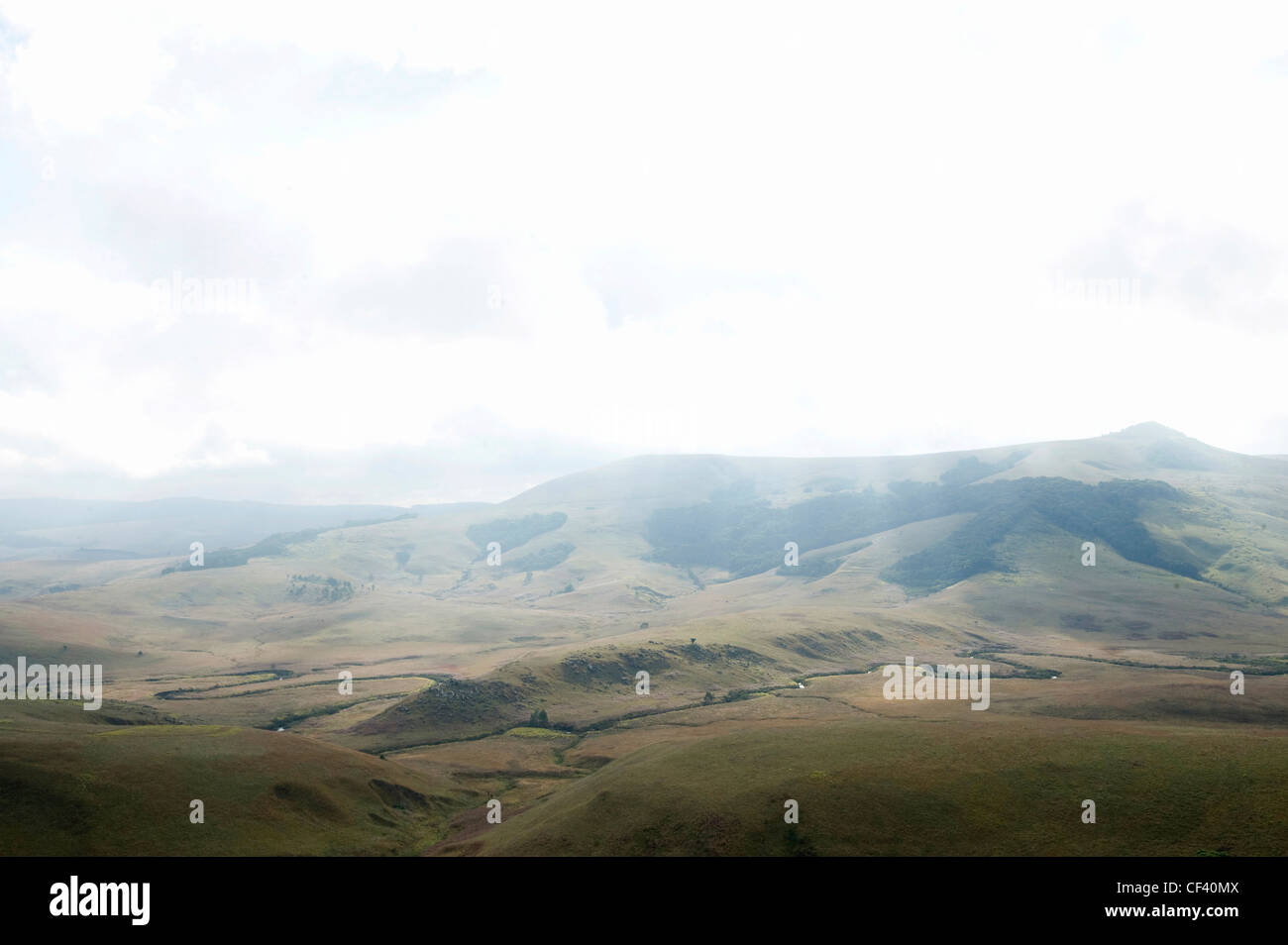 Stunning landscape from Nyanga in Zimbabwe's Eastern Highlands Stock ...