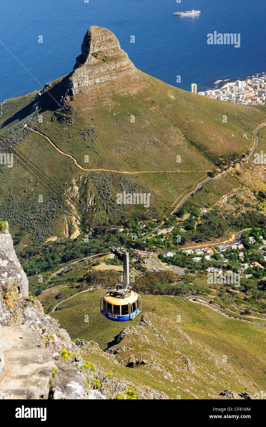 Cape Town Table Mountain Cable Car High Resolution Stock Photography ...