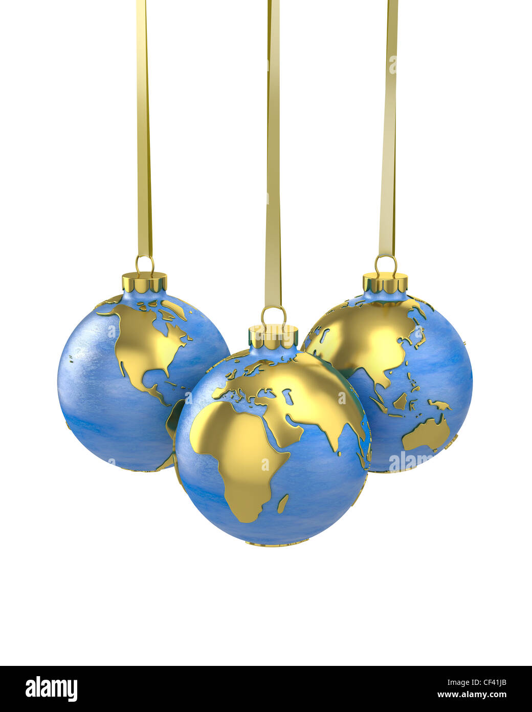 Christmas card planet earth decoration hi-res stock photography and ...