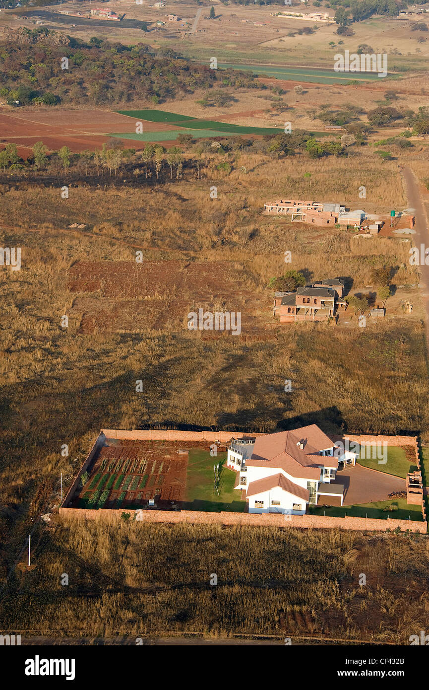 Aerial urban images from Zimbabwe Stock Photo - Alamy
