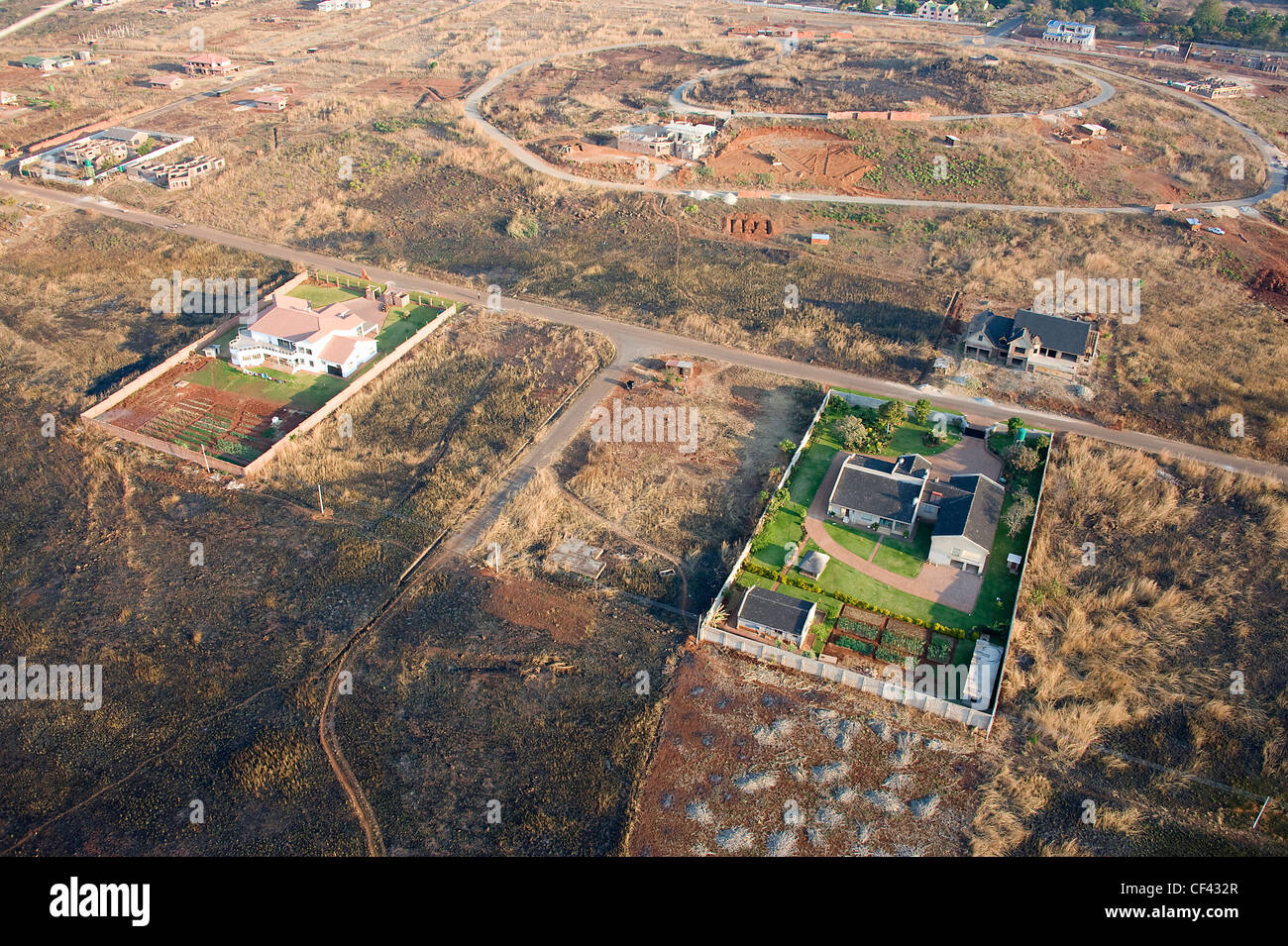 Aerial urban images from Zimbabwe Stock Photo - Alamy
