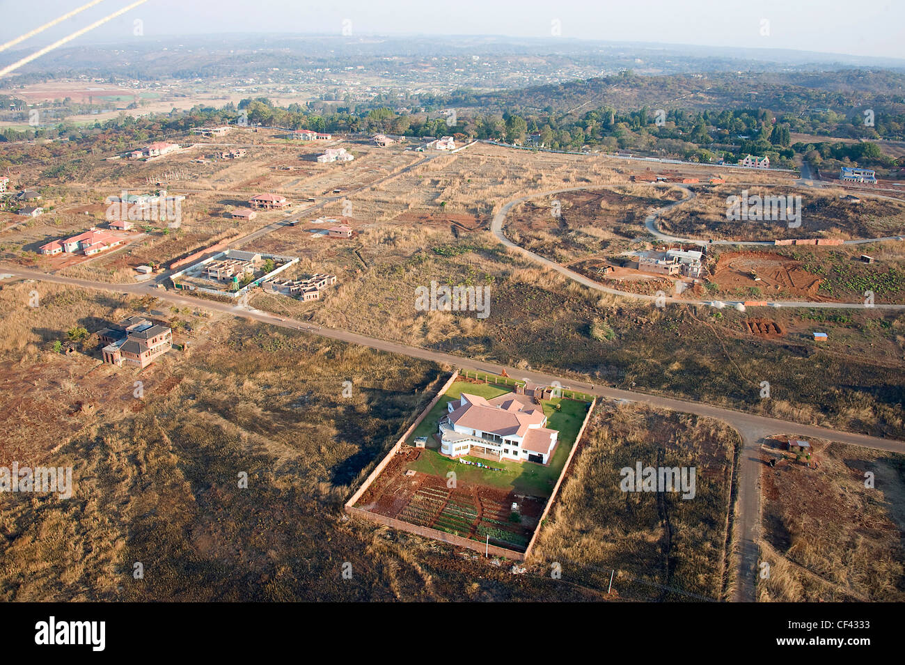 Aerial urban images from Zimbabwe Stock Photo - Alamy