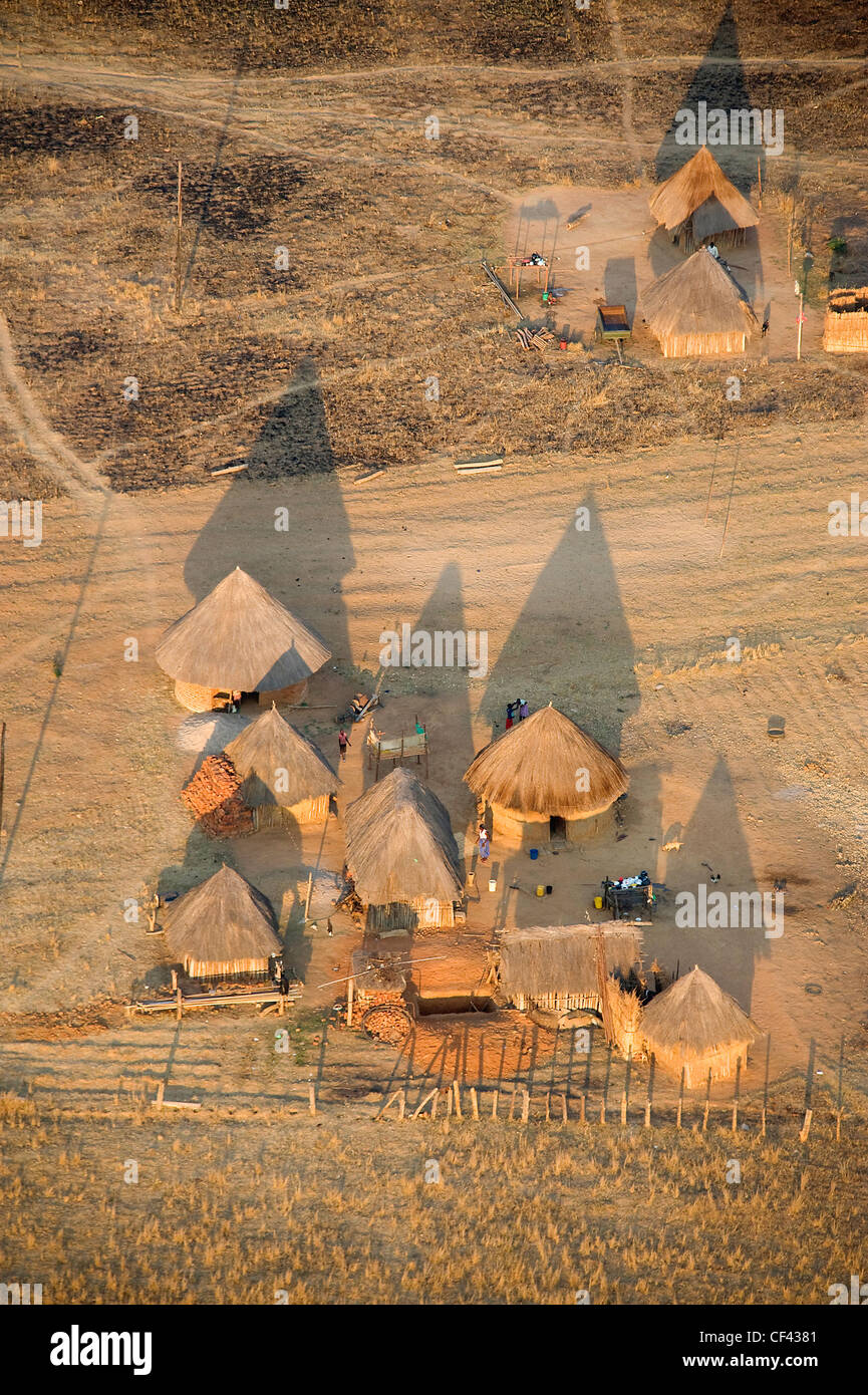 Aerial images of rural areas in Zimbabwe Stock Photo - Alamy