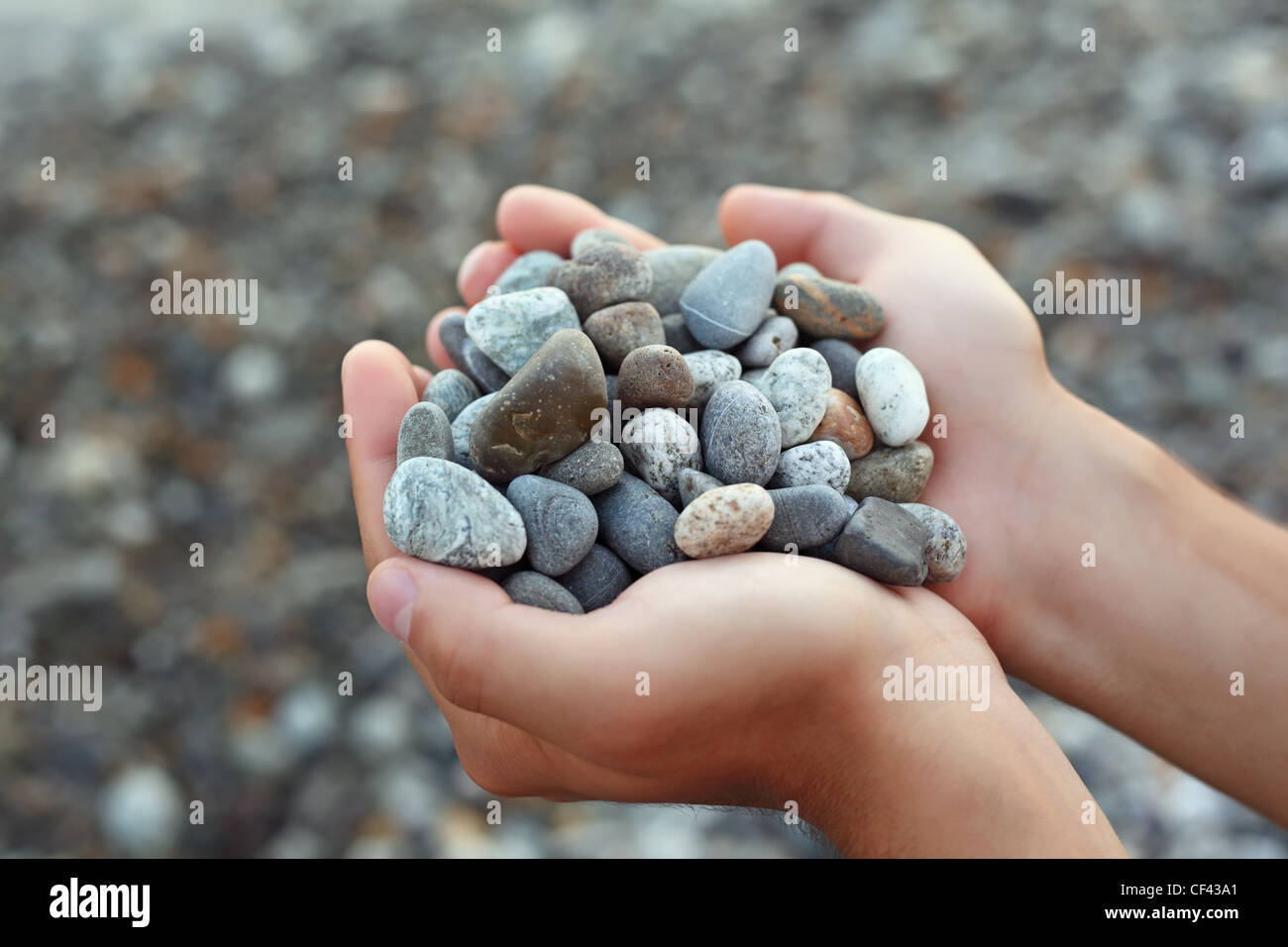 Stack spa pebbles against hi-res stock photography and images - Alamy